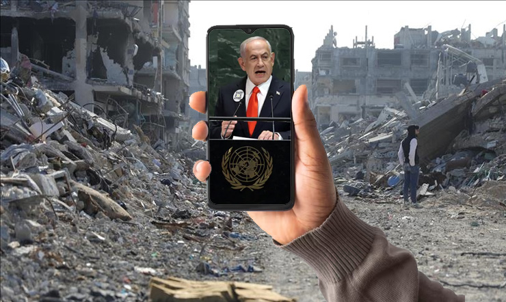 Israeli army takes over all phones in Gaza to broadcast PM’s Netanyahu ...