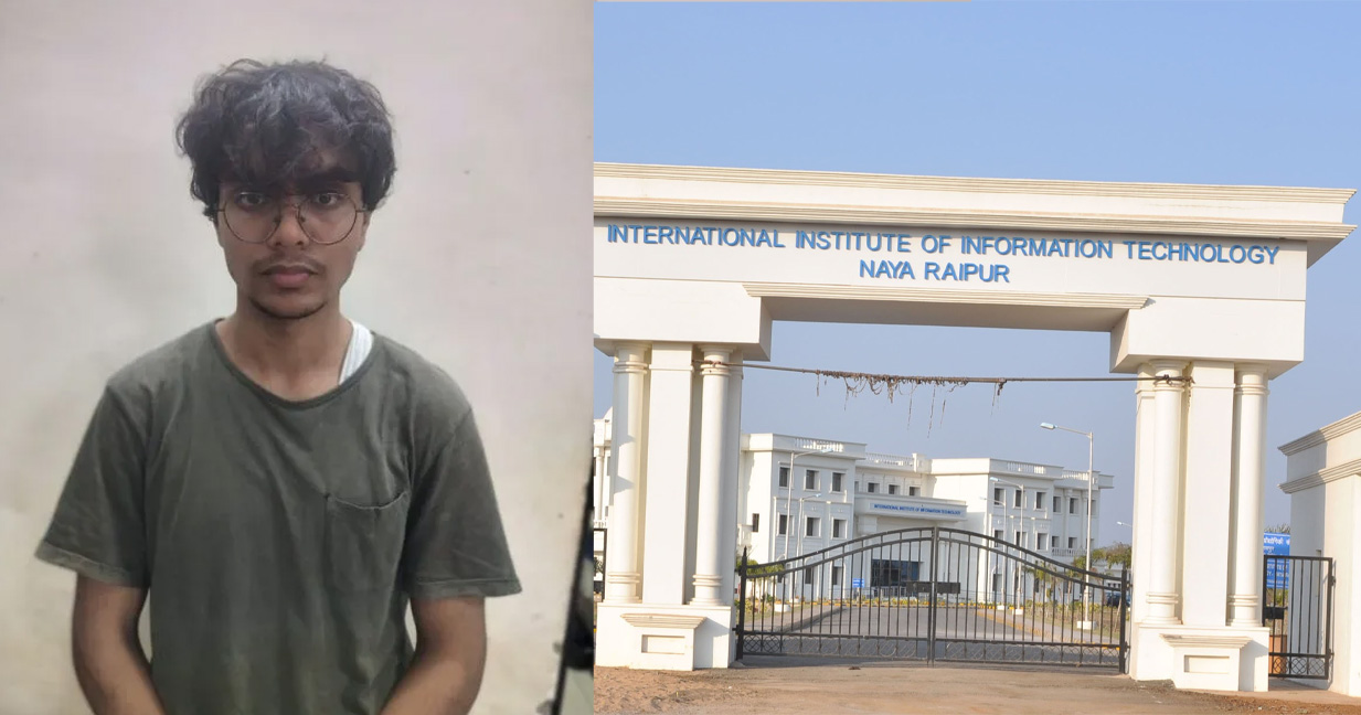 IIIT Naya Raipur student Syed Rahim Adnan Ali arrested for creating morphed obscene images of ...