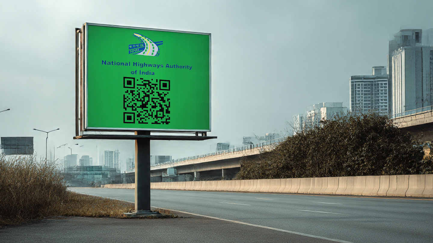 NHAI to Install vertical QR Code Sign Boards with Project Specific ...