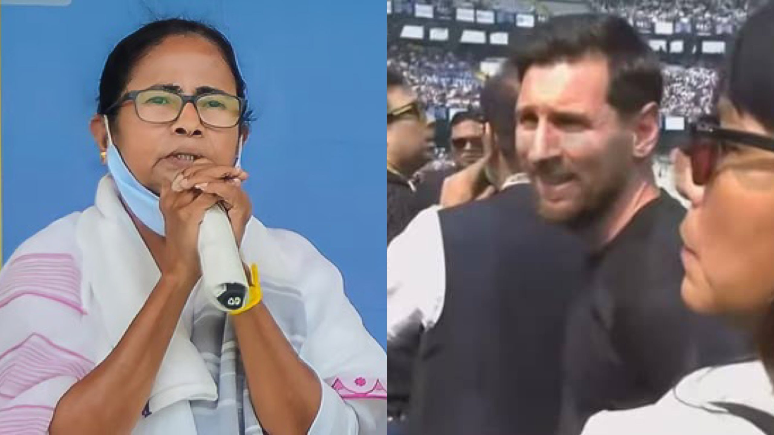 Lionel Messi leaves Kolkata's Salt Lake Stadium amidst chaos, fans slam TMC minister Aroop ...