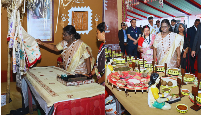 President Droupadi Murmu inaugurates 2026 Bastar Pandum in Chhattisgarh ...