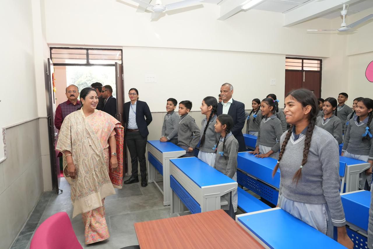 CM Rekha Gupta inaugurates new school blocks, launches 101 ICT labs to ...