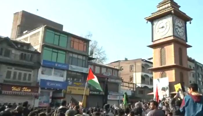 Kashmir protests after Khamenei killed in Israel–US strikes