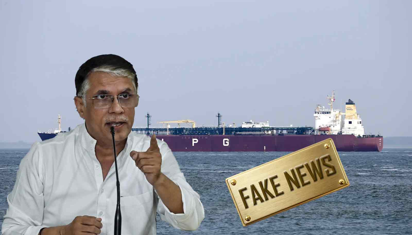 Pawan Khera and others falsely claim that Indian LPG tankers are ...