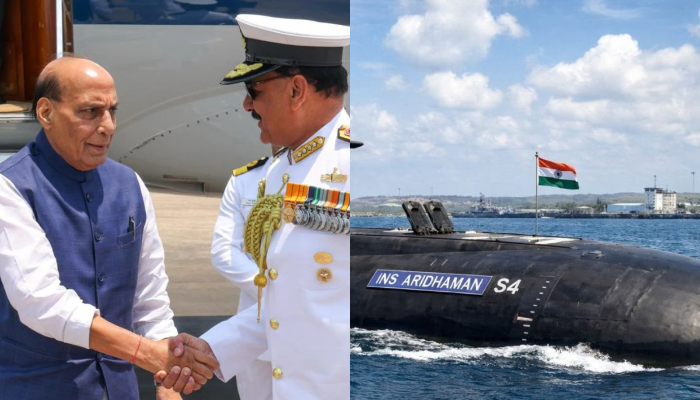 Indian Navy commissions nuclear submarine INS Aridhaman and stealth ...