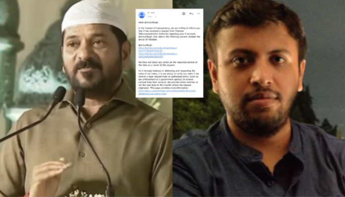 Influencer exposes lie of Congress leader Revanth Reddy about Namaz ...