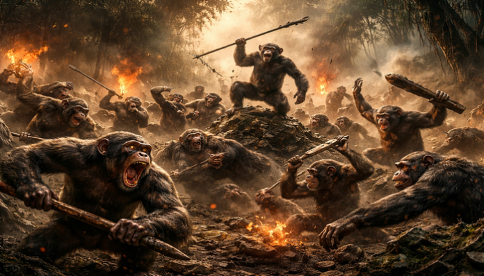 Study reveals civil war has been going on in the chimpanzee community ...
