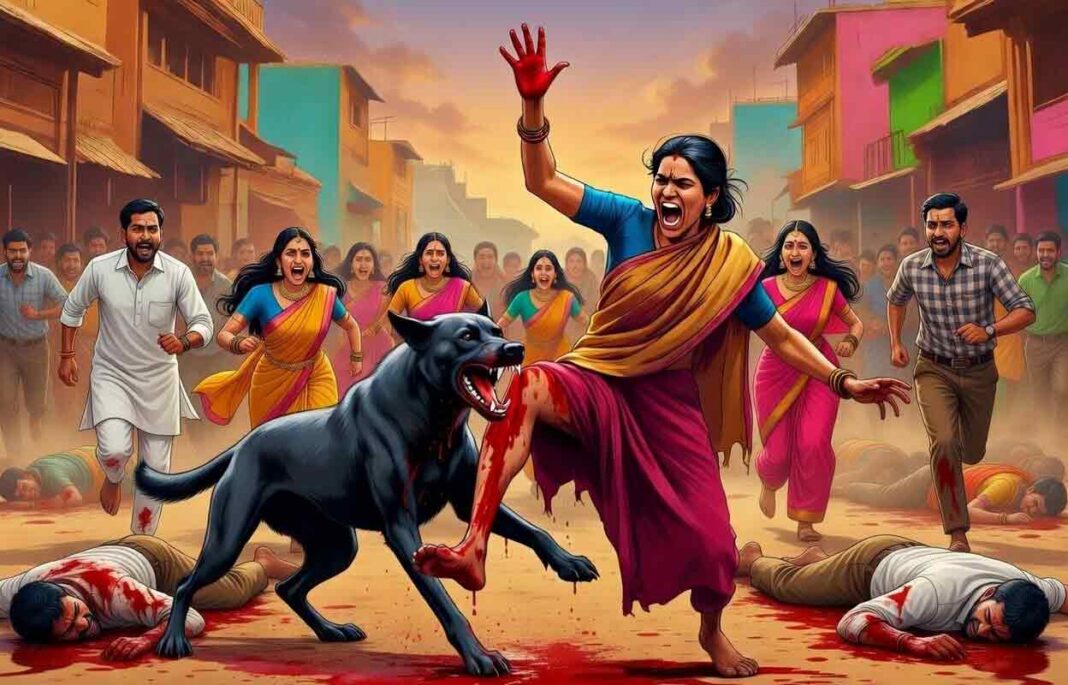 Maharashtra: Stray rabid dog bites over 40 people in 2 hours in Kaij town