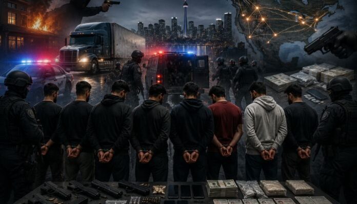 17 Punjabi-origin men arrested in major Canada-US extortion network